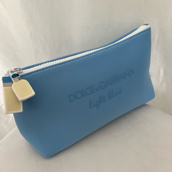 Dolce & Gabbana | Bags | Dolce Gabbana Light Blue Pouch | Poshmark